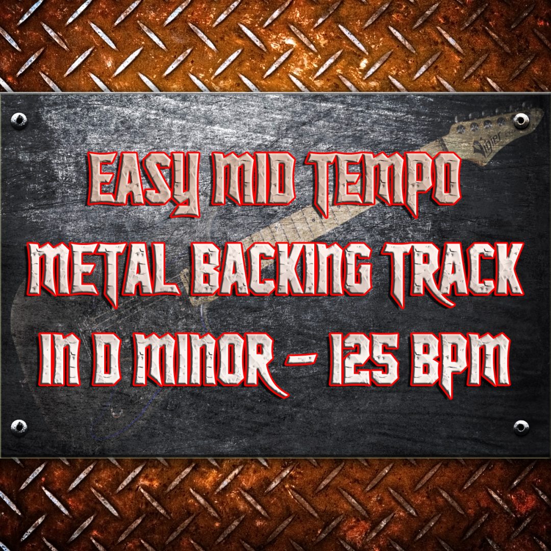 Easy Metal Backing Track (Bass & Drums) in D Minor | 95 BPM - Arnaud ...