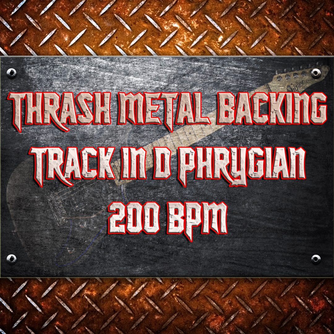 Fast Metal Backing Track (Bass & Drums) in D Phrygian | 200 BPM ...